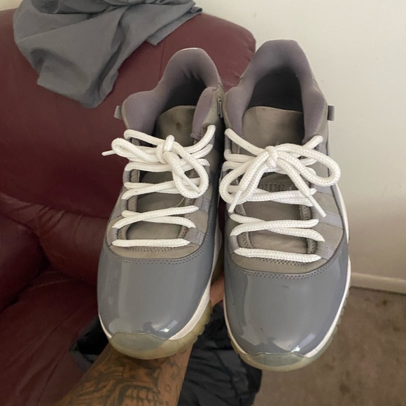 Jordan | Shoes | Retro Jordan 1s Cool Grey Low Top | Poshmark
